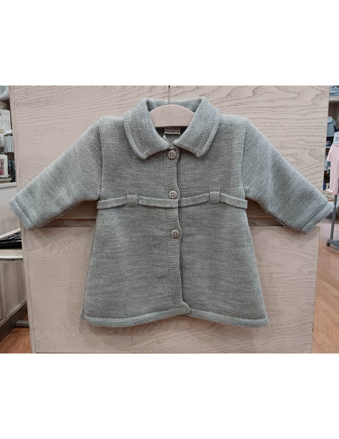 Poncho niña infantil Bambalina Paz Rodríguez Color ANTRACITA Talla 3A